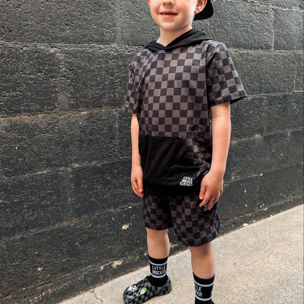 Summer Jam Set - Checkered – Little Rocker Clothing