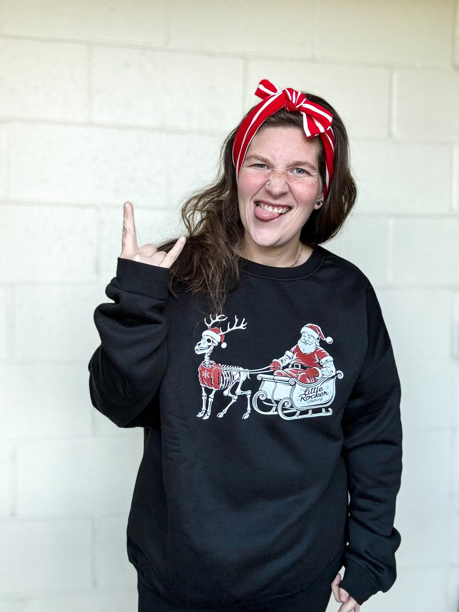 Rockin' The Sleigh Crew Neck - Adult – Little Rocker Clothing